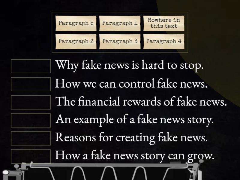 Fake news. Activity 2 - Une las parejas