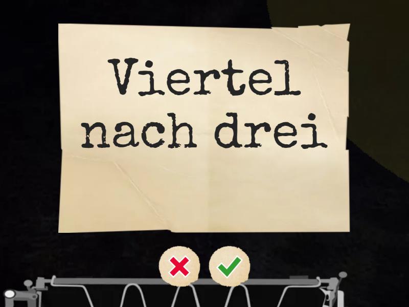 Zeit (German to English) - Flash cards