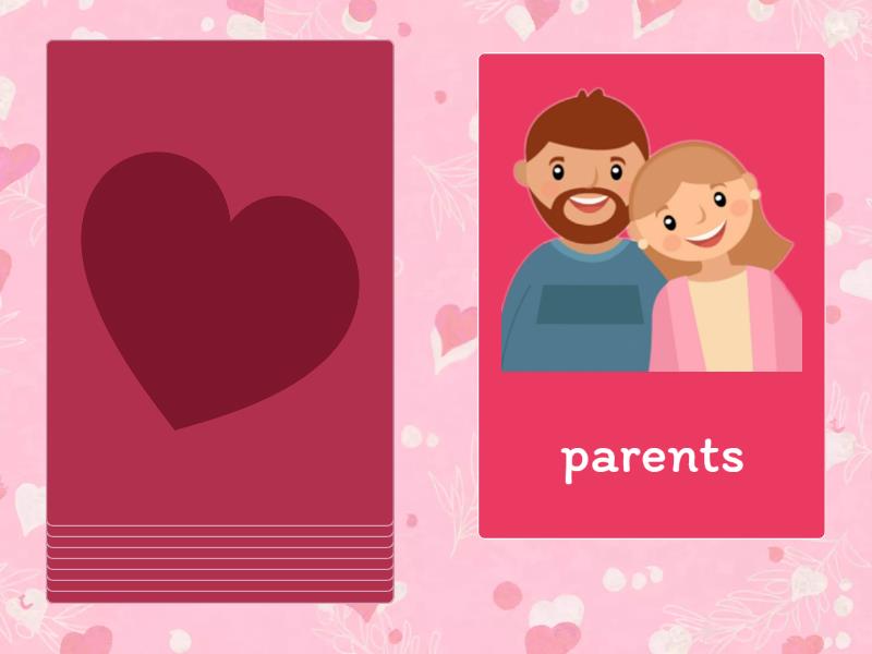 My family - Speaking cards