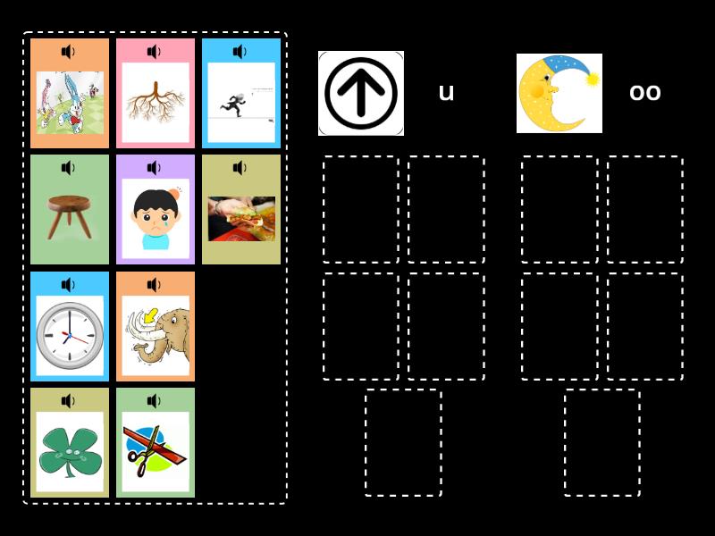 Vowel Discrimination: /OO/ or /u/ #1 - Group sort
