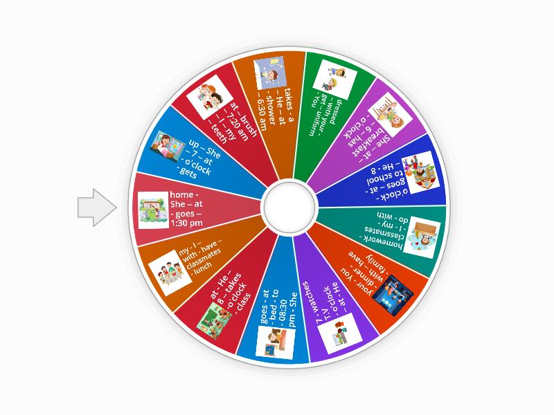 Spinning Wheel - Daily Routines - Spin the wheel