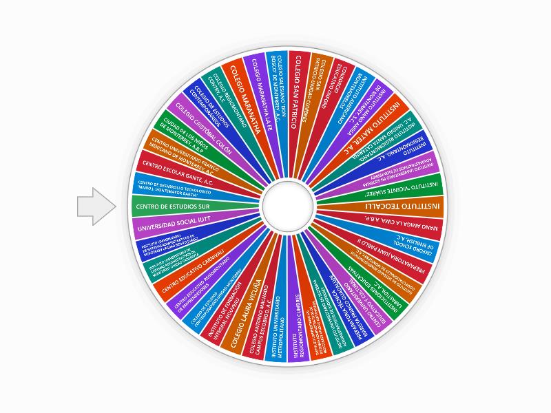 Escuelas Incorporadas UANL ej2024 - Spin the wheel