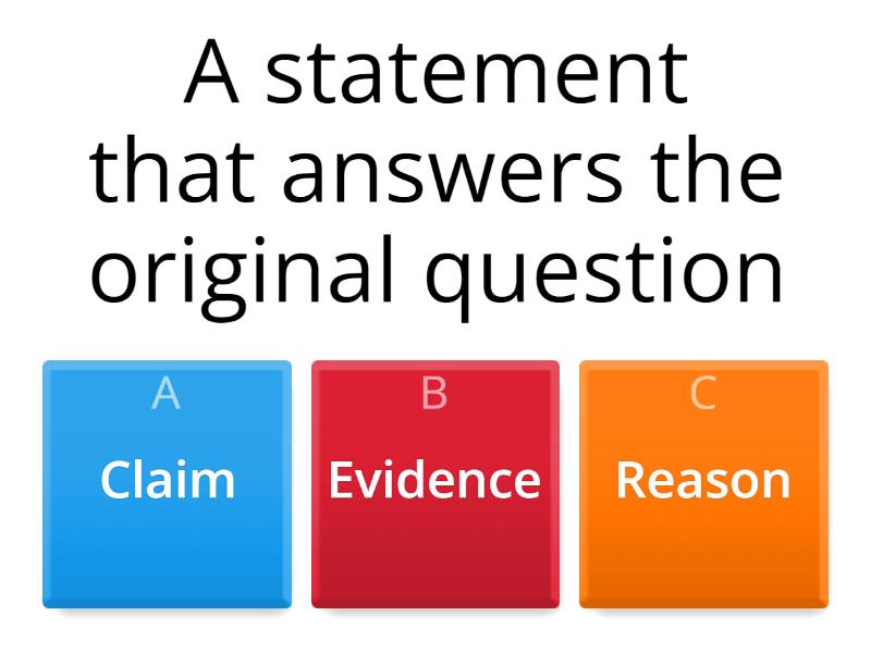 Revise 3: Text Evidence - Quiz