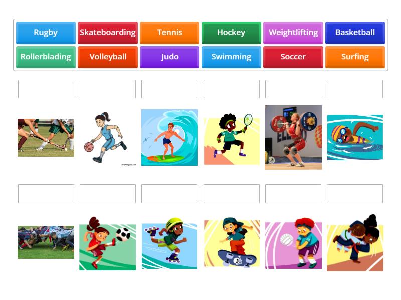 SPORTS - Matching Game - Match up