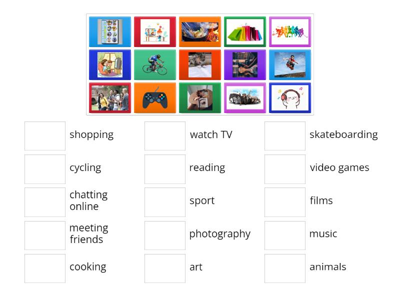 Matching Vocabulary - Match up
