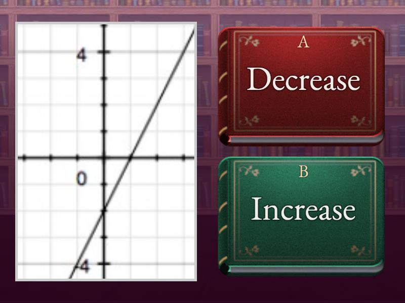 Describe Graphs: Increase / Decrease / Constant - Quiz