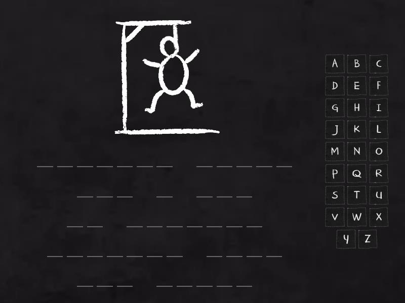 hang man - Hangman