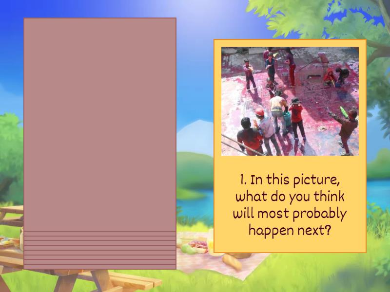 Speaking Task 4 - Making Prediction - Speaking cards