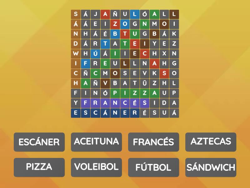 SOPA DE LETRAS DE PALABRAS LINGÜÍSTICAS - Wordsearch