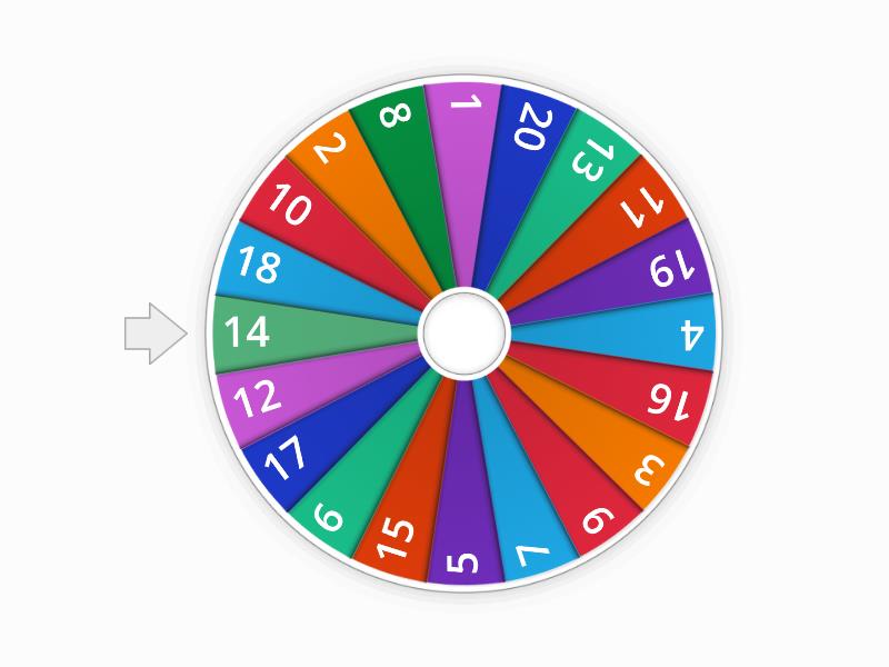 bingo na roleta - Spin the wheel