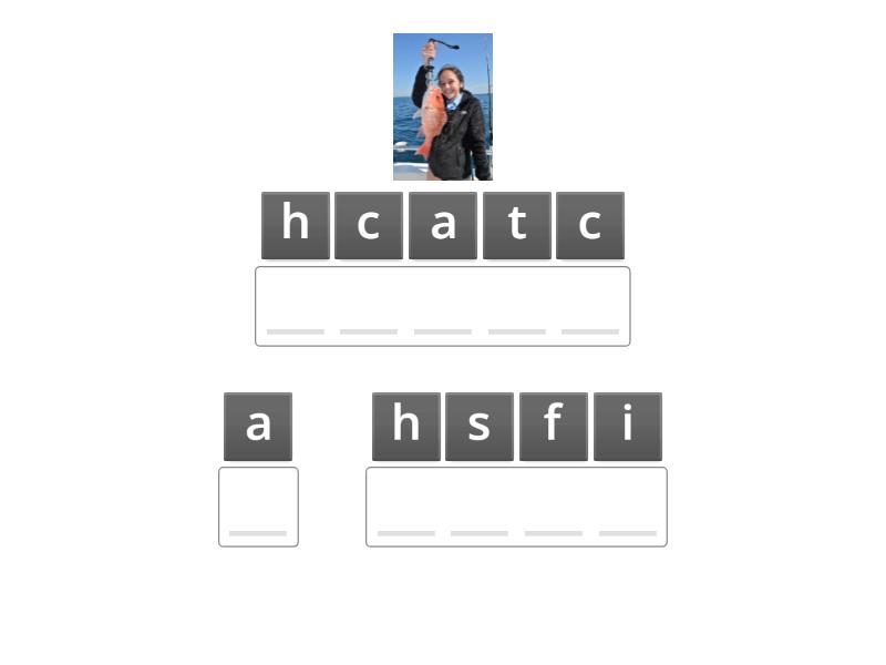 SM 1 Unit 9 At the beach - Anagram