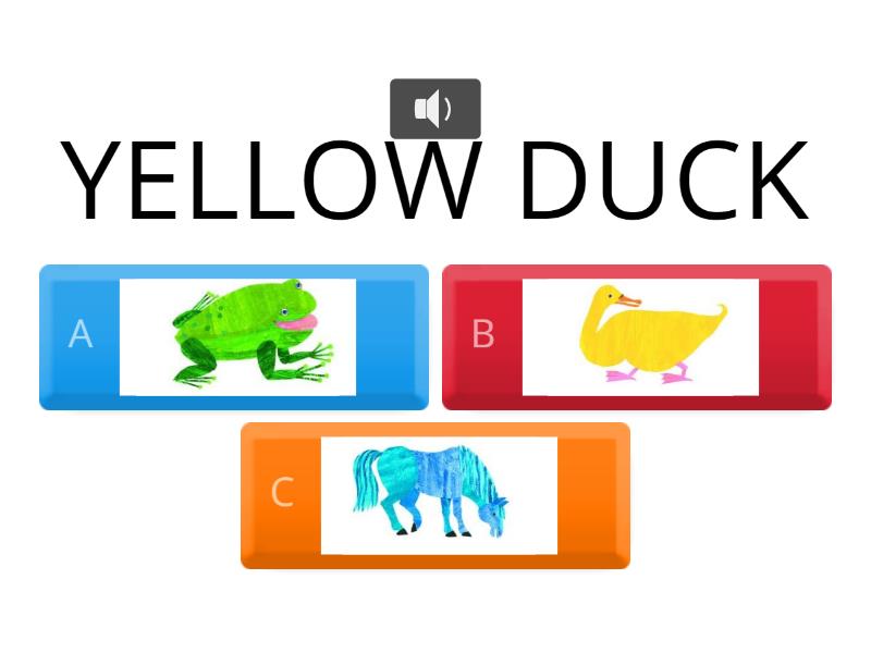 BROWN BEAR, WHAT DO YOU SEE? - Quiz