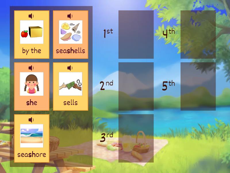 sh Tongue-twister - Rank order