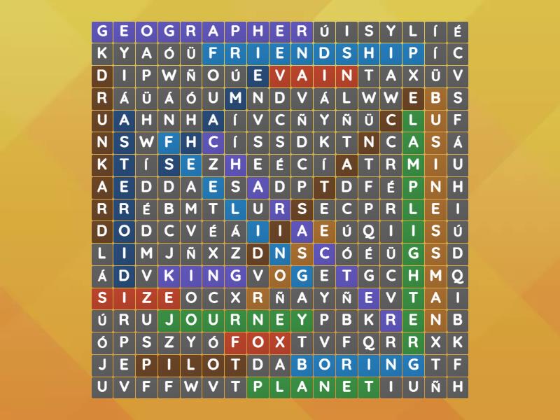 The Little Prince - Wordsearch