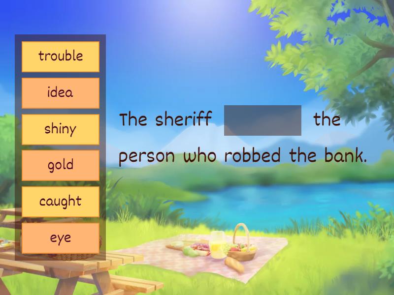 Robin Hood- Chapter 4 Vocab Fill in the Blanks - Missing word