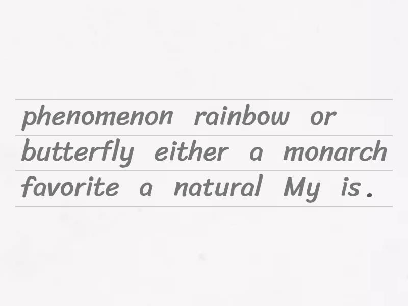 Greek Spellings - Sentence Unjumbling - Unjumble