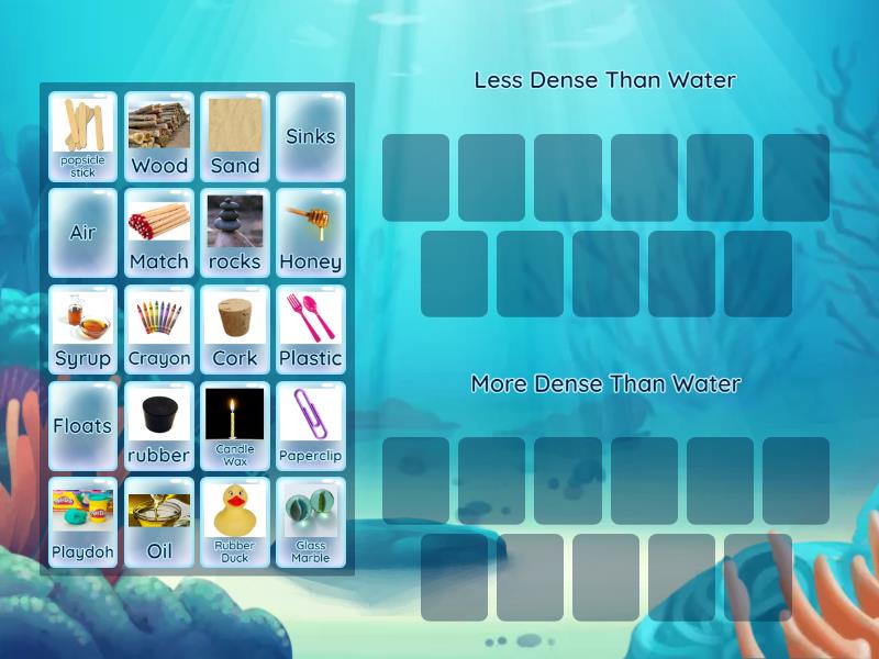 Density - Group sort