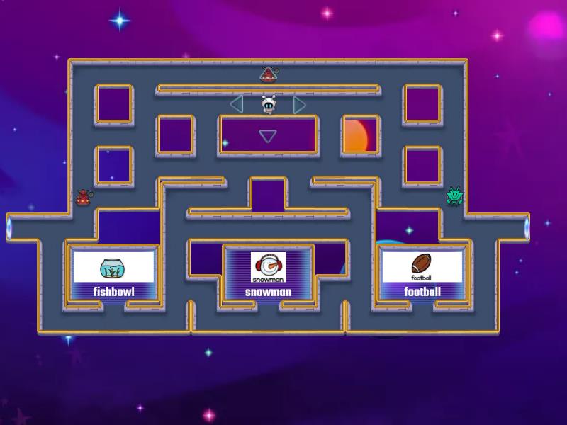 Compound words - Maze chase