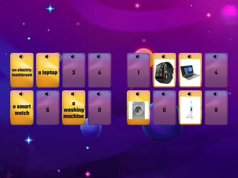 Technological Devices - Matching pairs