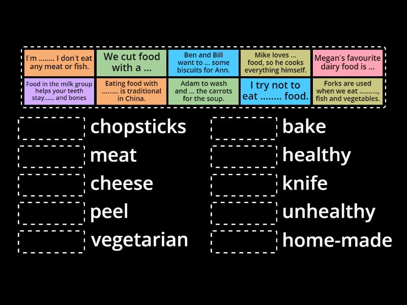 Food - Match up