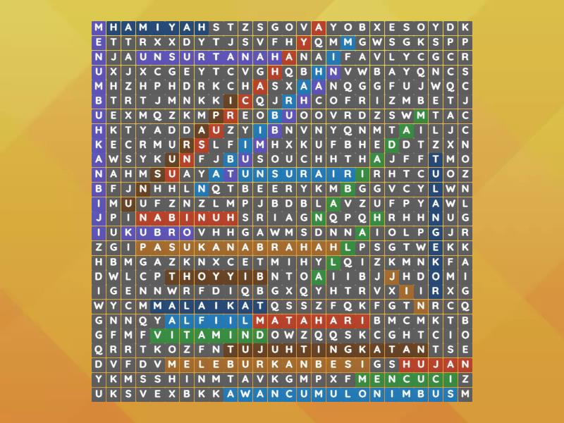 Review ilmu - Wordsearch