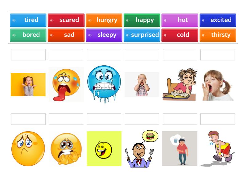 Feelings - чувства - Match up