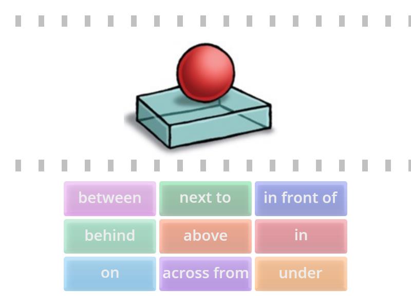 Prepositions of Place (on, in, under, next to,between, in front of ...