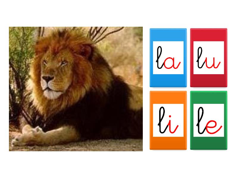 SÍLABAS L (INICIAL) - Quiz