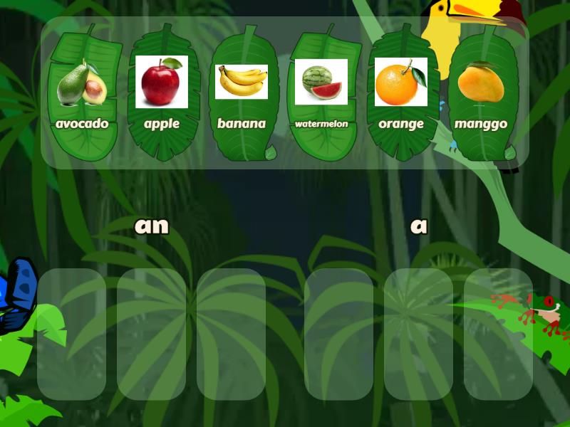 Sorting A and An + Nouns - Group sort