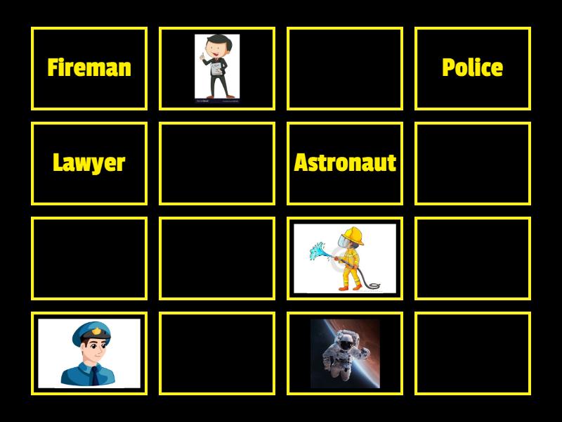 Profession - Matching pairs
