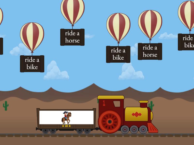 Family and Friends 2 FF2 Unit 3 I can ride a bike! - Balloon pop