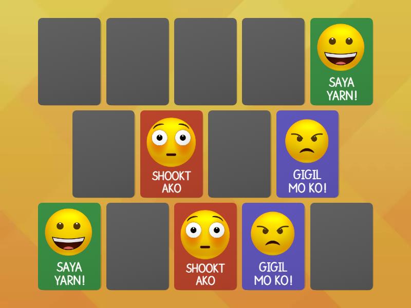emoticons - Matching pairs