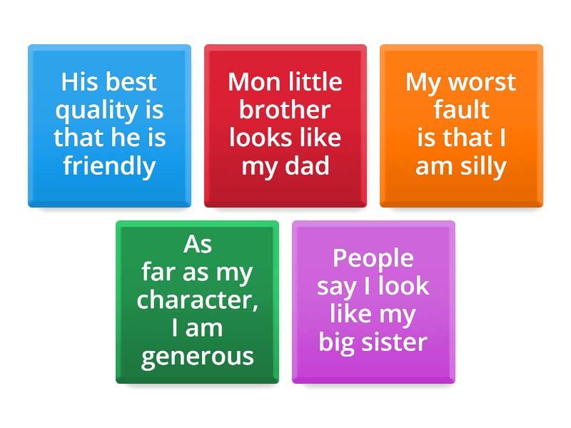 GCSE Unit 2 fuller sentences match - Flip tiles