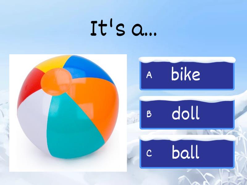 Kid's box 1 (unit 3, wordlist) - Quiz