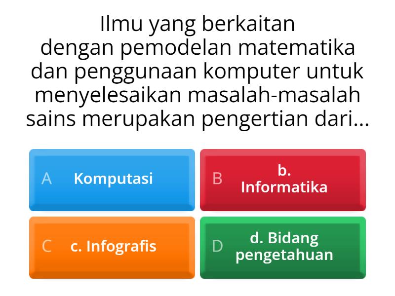 pre test informatika - Quiz