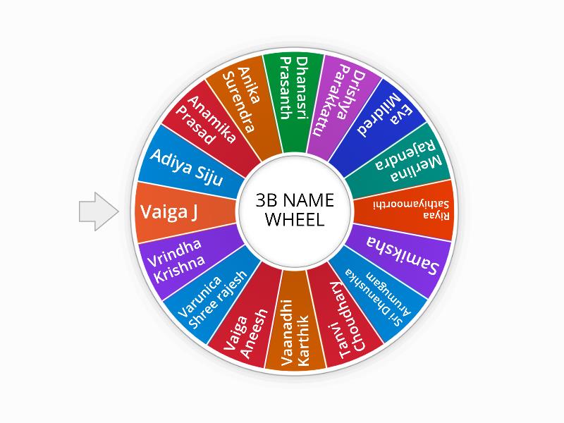 NAME WHEEL-3B - Random wheel