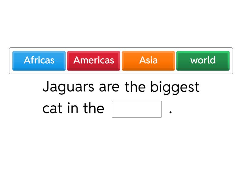 JAG QUIZ - Complete the sentence