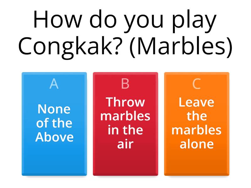 Malay Traditonal Games Quiz - Cuestionario