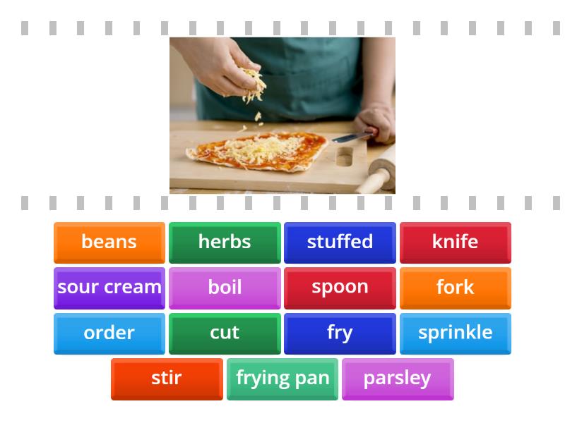 Food Unit 6 - Find the match