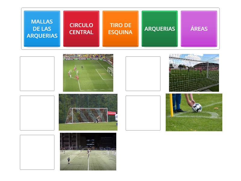 Elementos del campo en el Fútbol - Match up