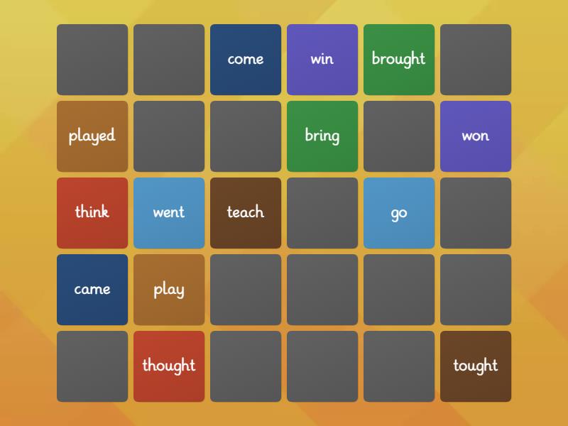 Past Memory Game - Matching pairs