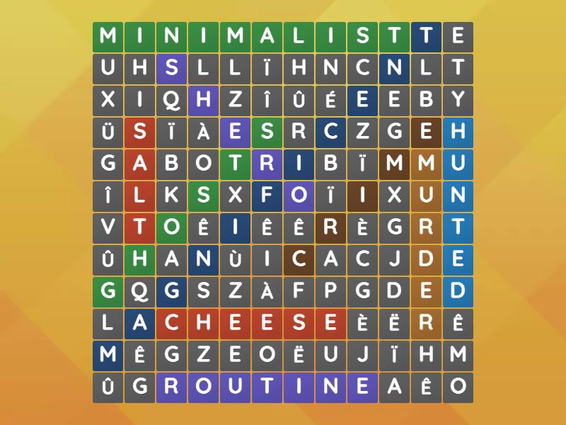 a2.2 word crossing - Wordsearch