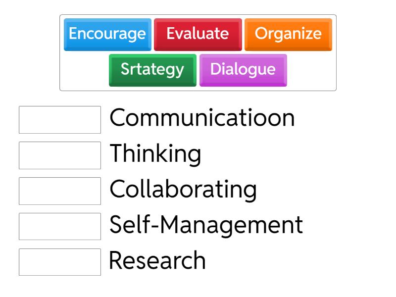 ATL Skills - Match up