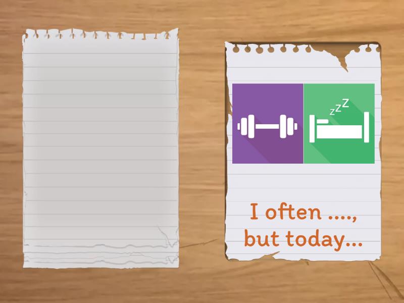 1A Present Simple vs Present Continuous English File Intermediate - Speaking cards