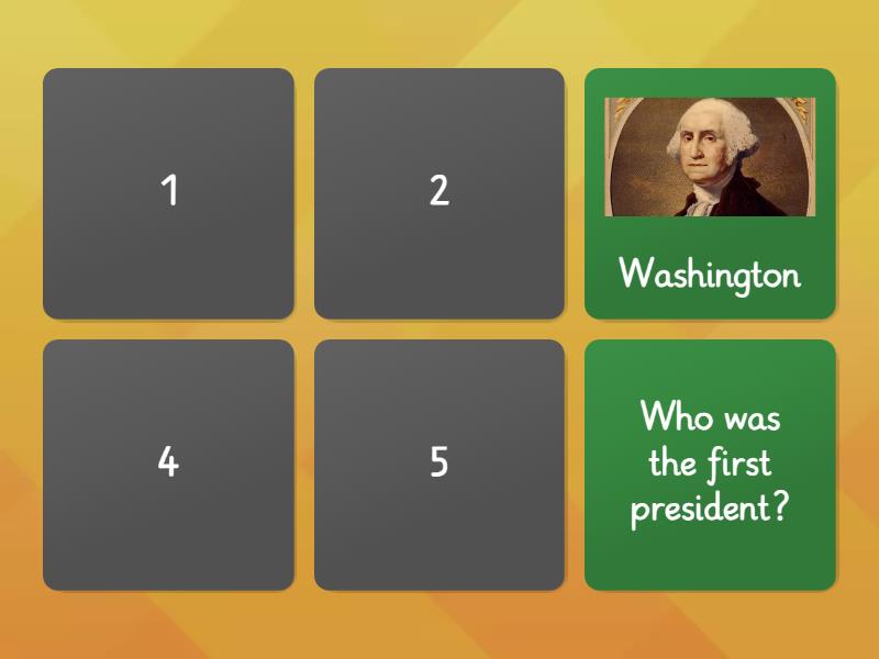 - Presidents - Matching pairs