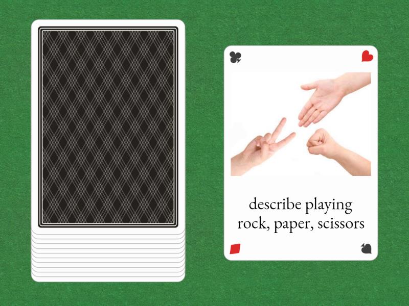 Describing things - First, Next, Then, Last - Speaking cards