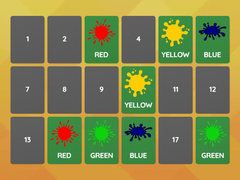 K4 - Matching Colours - Matching pairs