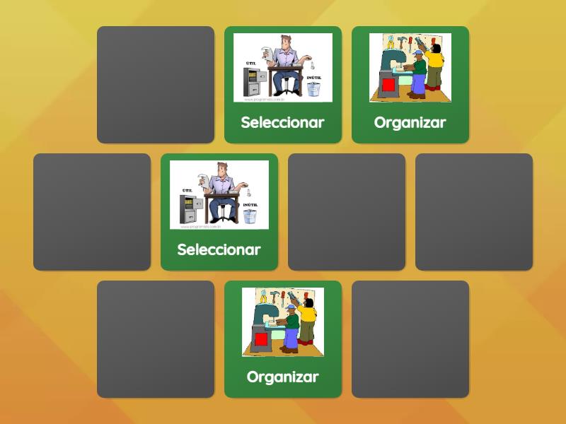 Fichas 5S - Matching pairs