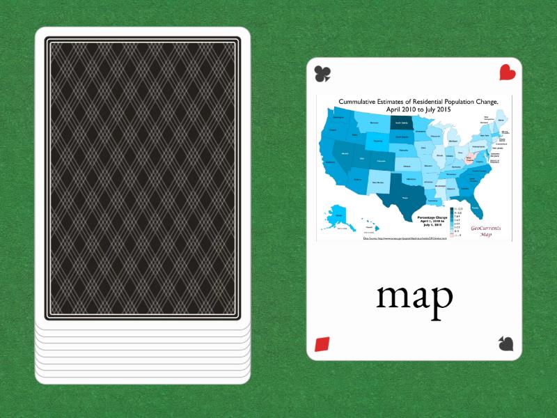 Letter M words - Speaking cards