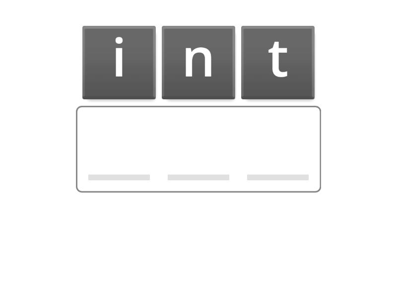 Word Box 1 - Anagram